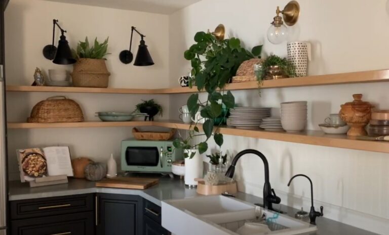 How To Style Open Kitchen Shelving - Wilcox Furniture